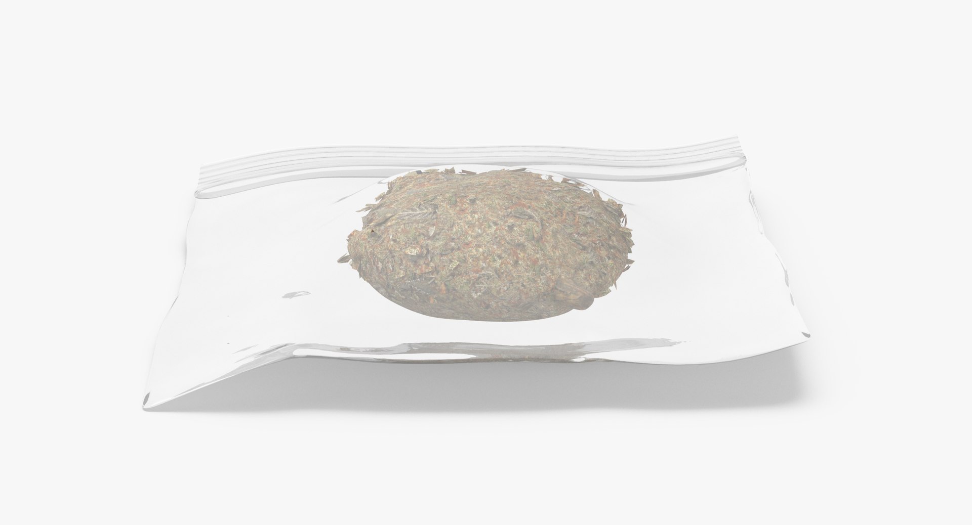 3D small drug baggie marijuana model - TurboSquid 1159510