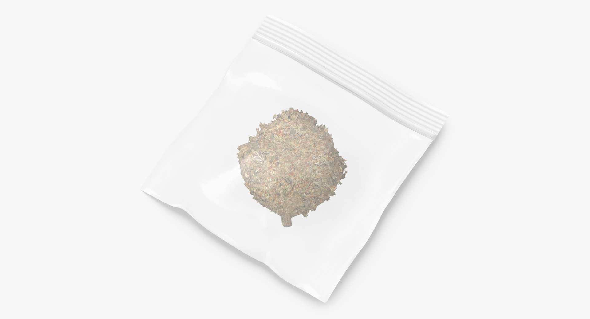 3D Small Drug Baggie Marijuana Model - TurboSquid 1159510