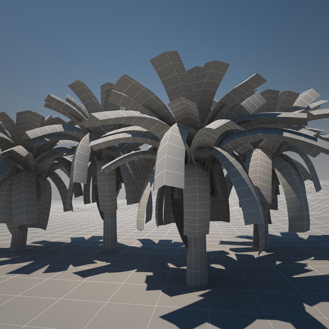 3d Obj Palm Tree