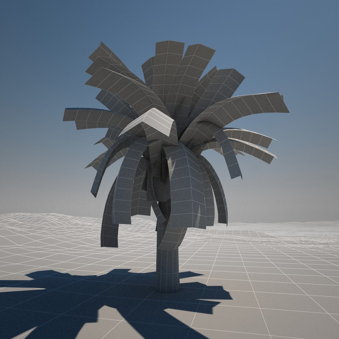 3d Obj Palm Tree