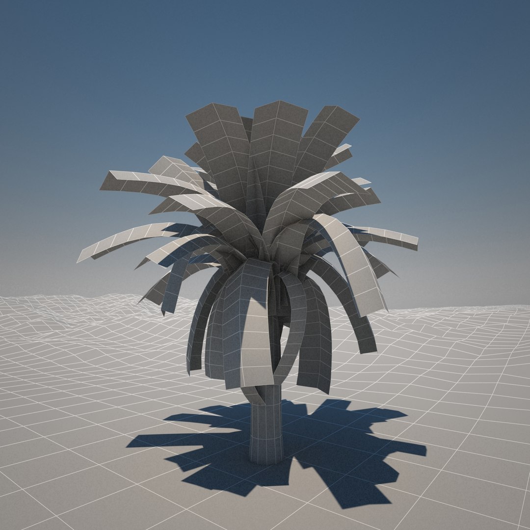 3d Obj Palm Tree