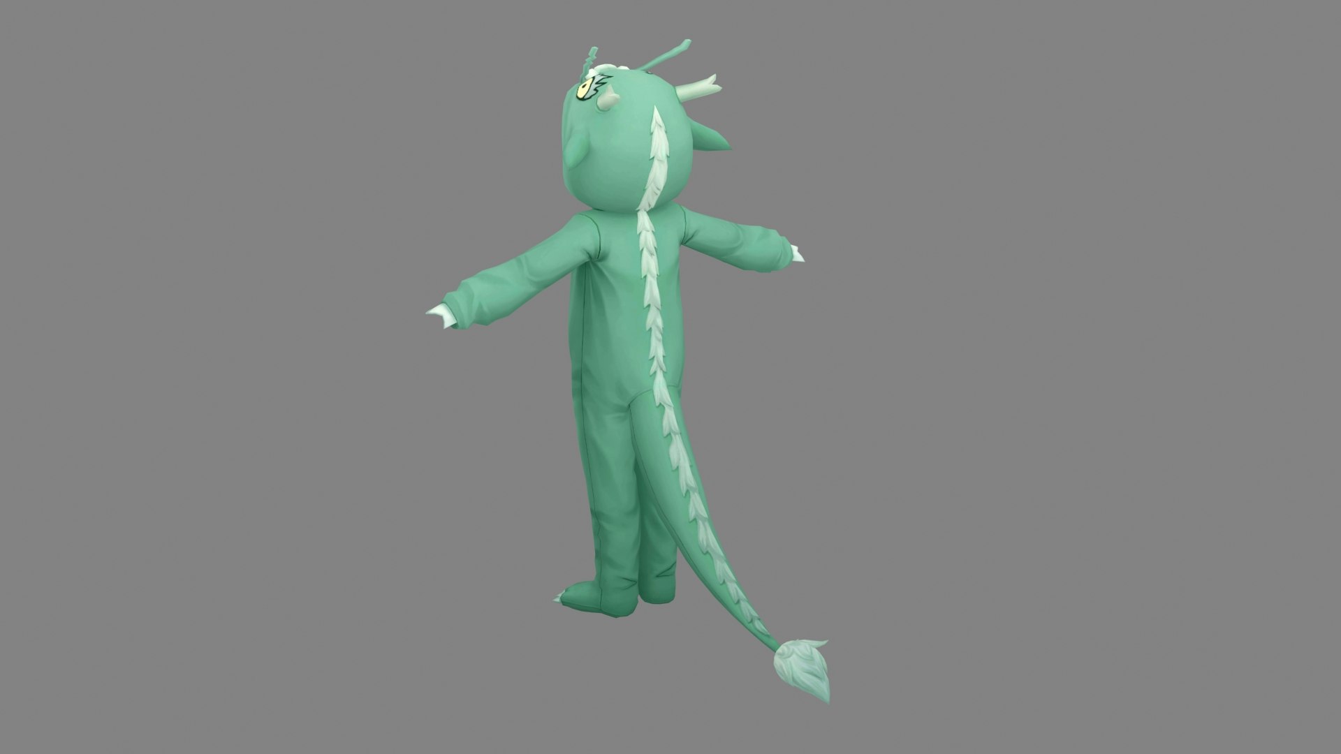 Cartoon Loong Costume - Chinese Dragon 3D Model - TurboSquid 2107535