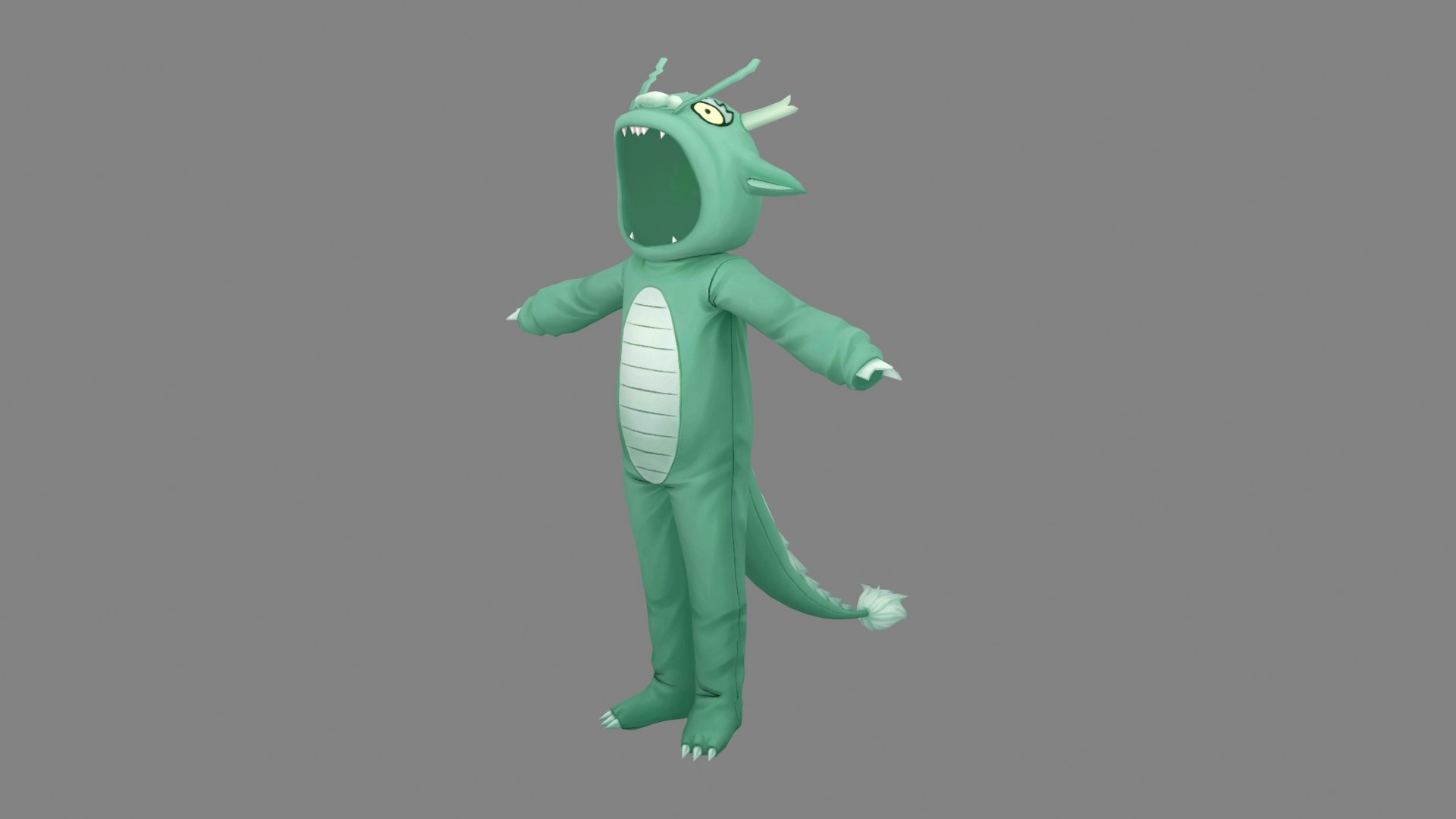 Cartoon Loong Costume - Chinese Dragon 3D Model - TurboSquid 2107535