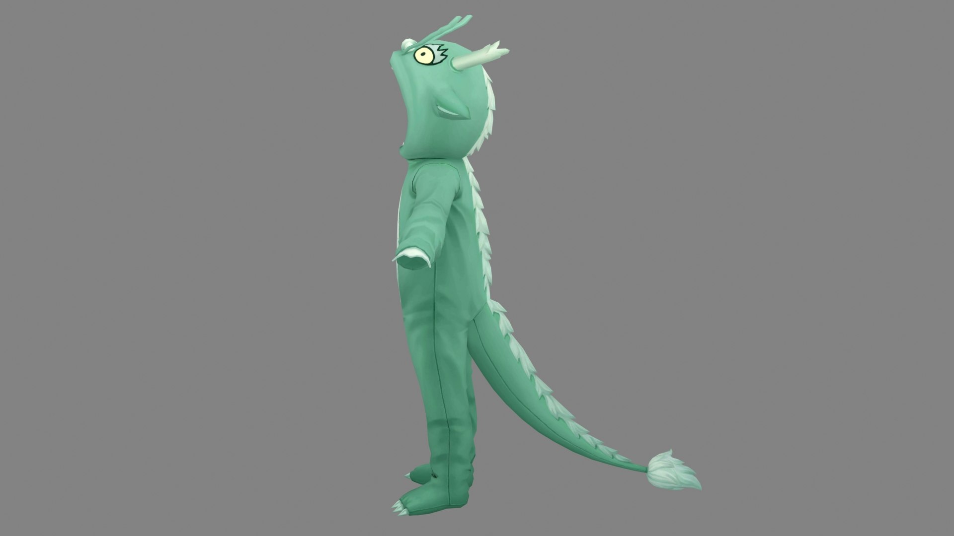 Cartoon Loong Costume - Chinese Dragon 3D Model - TurboSquid 2107535