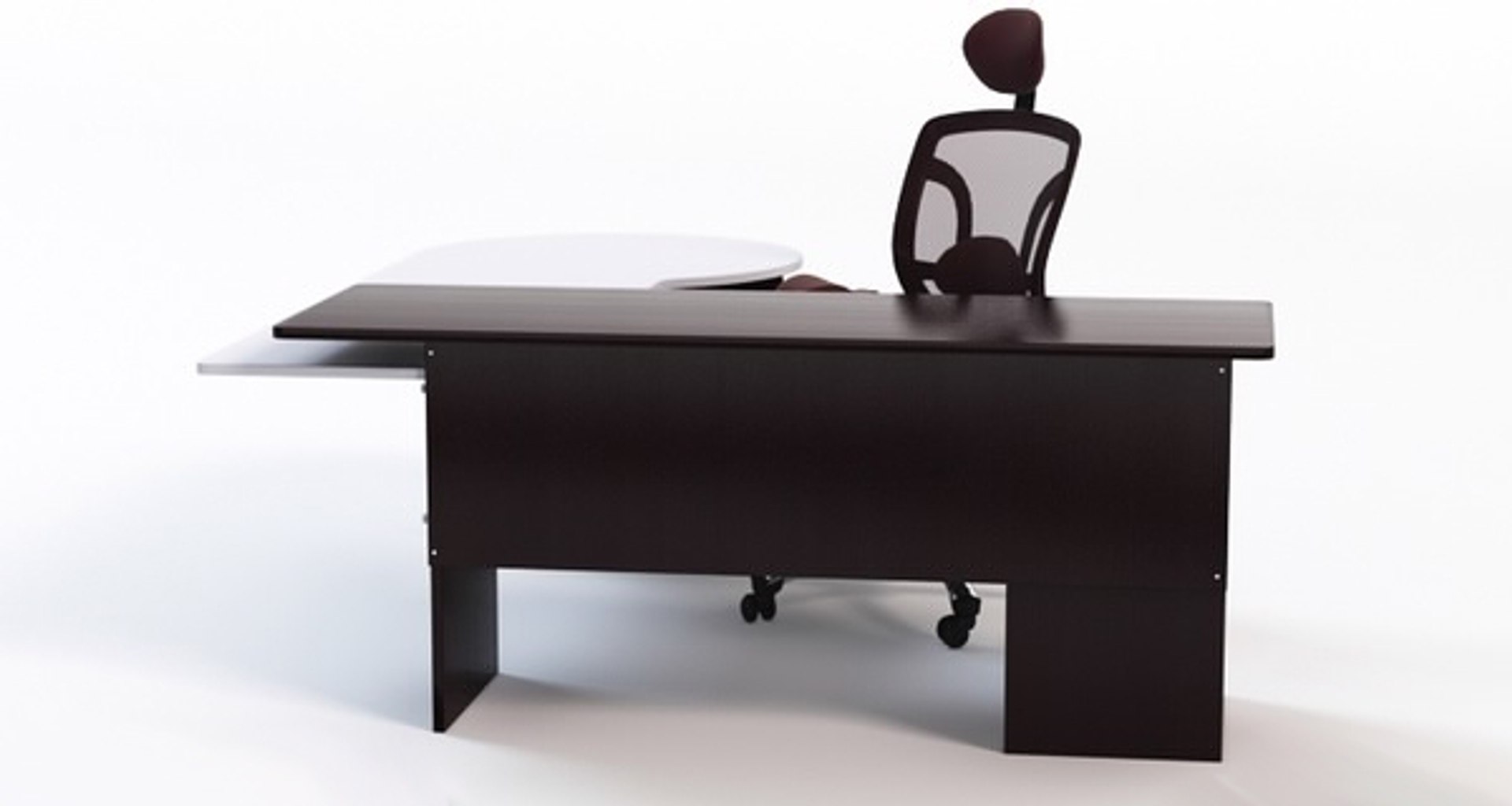 3d model office desk