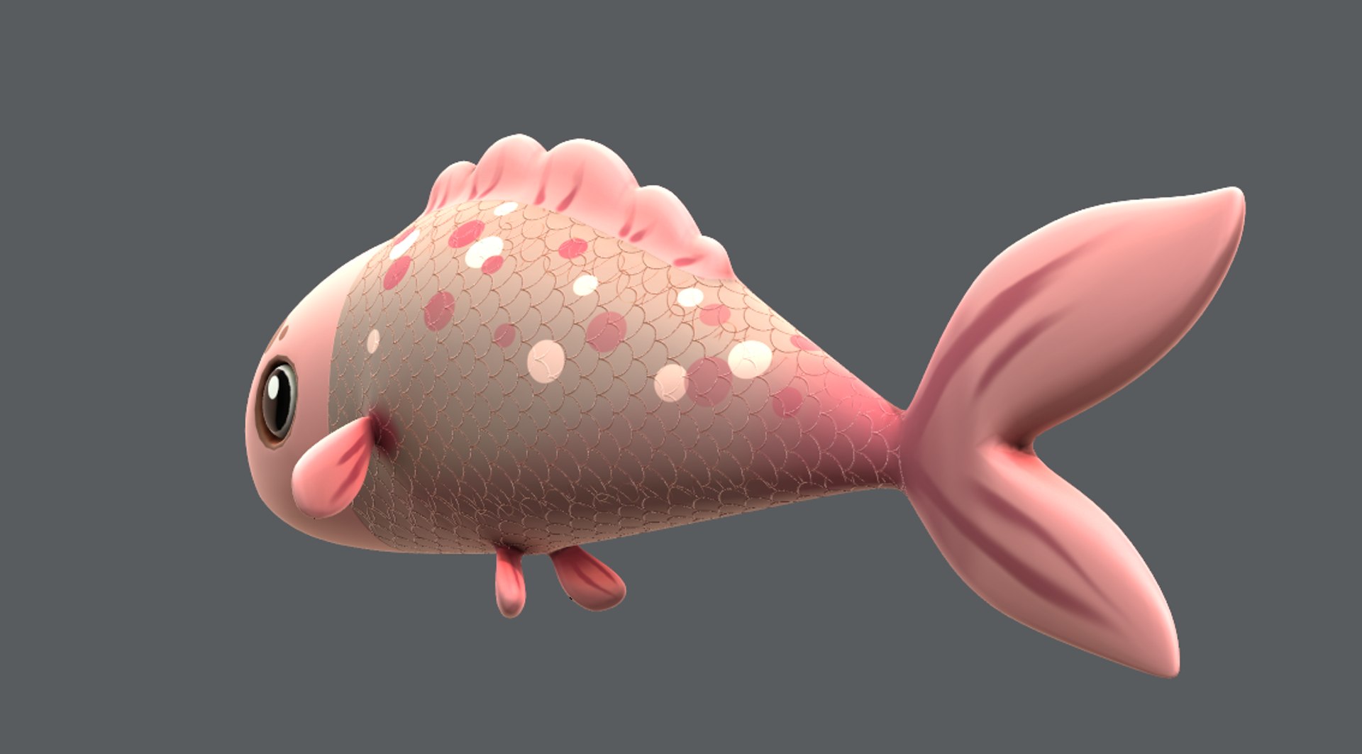 3D fish v01 cartoon animal - TurboSquid 1336764