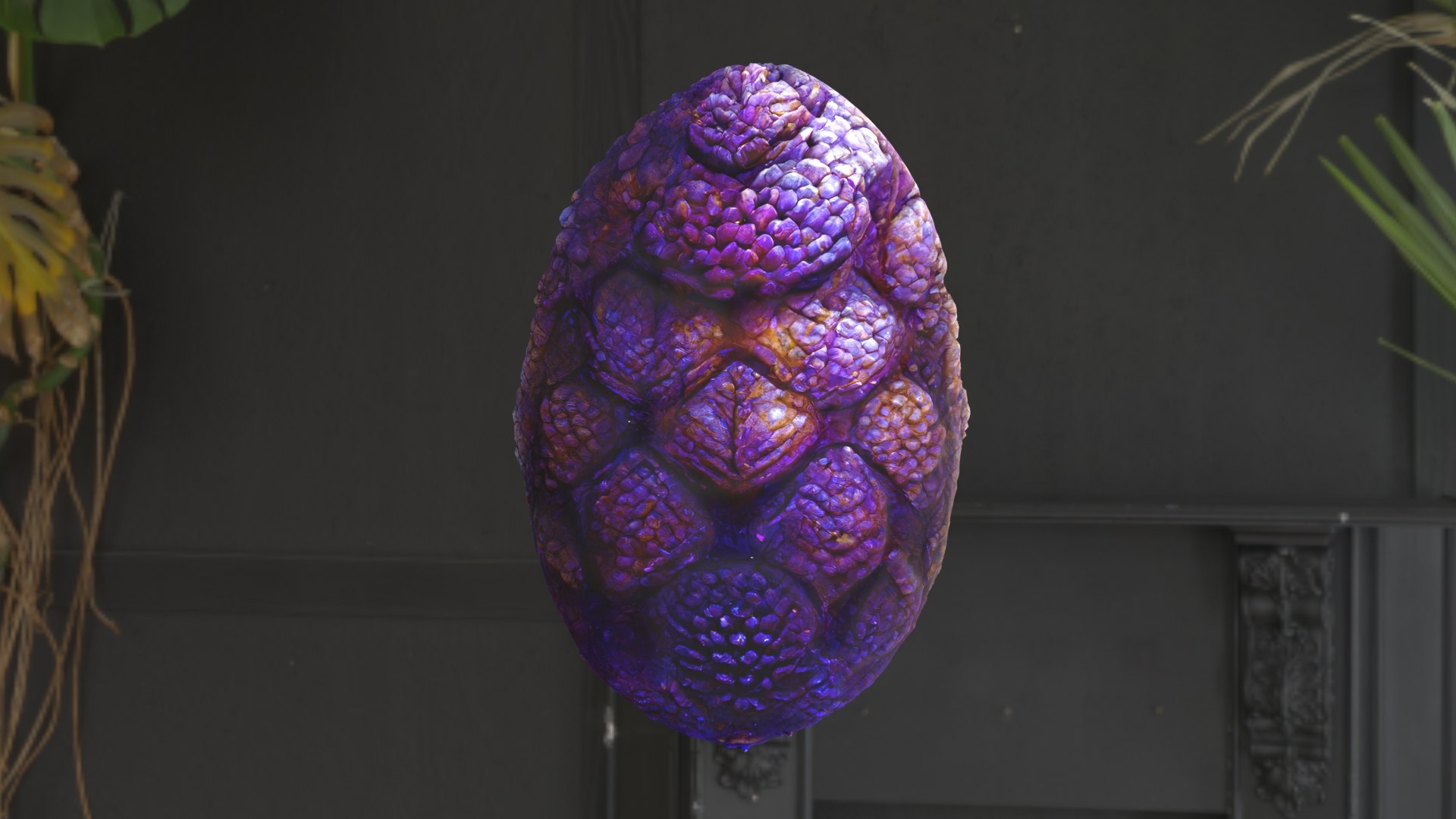 Purple Alien Egg 1 3D Model - TurboSquid 1972156