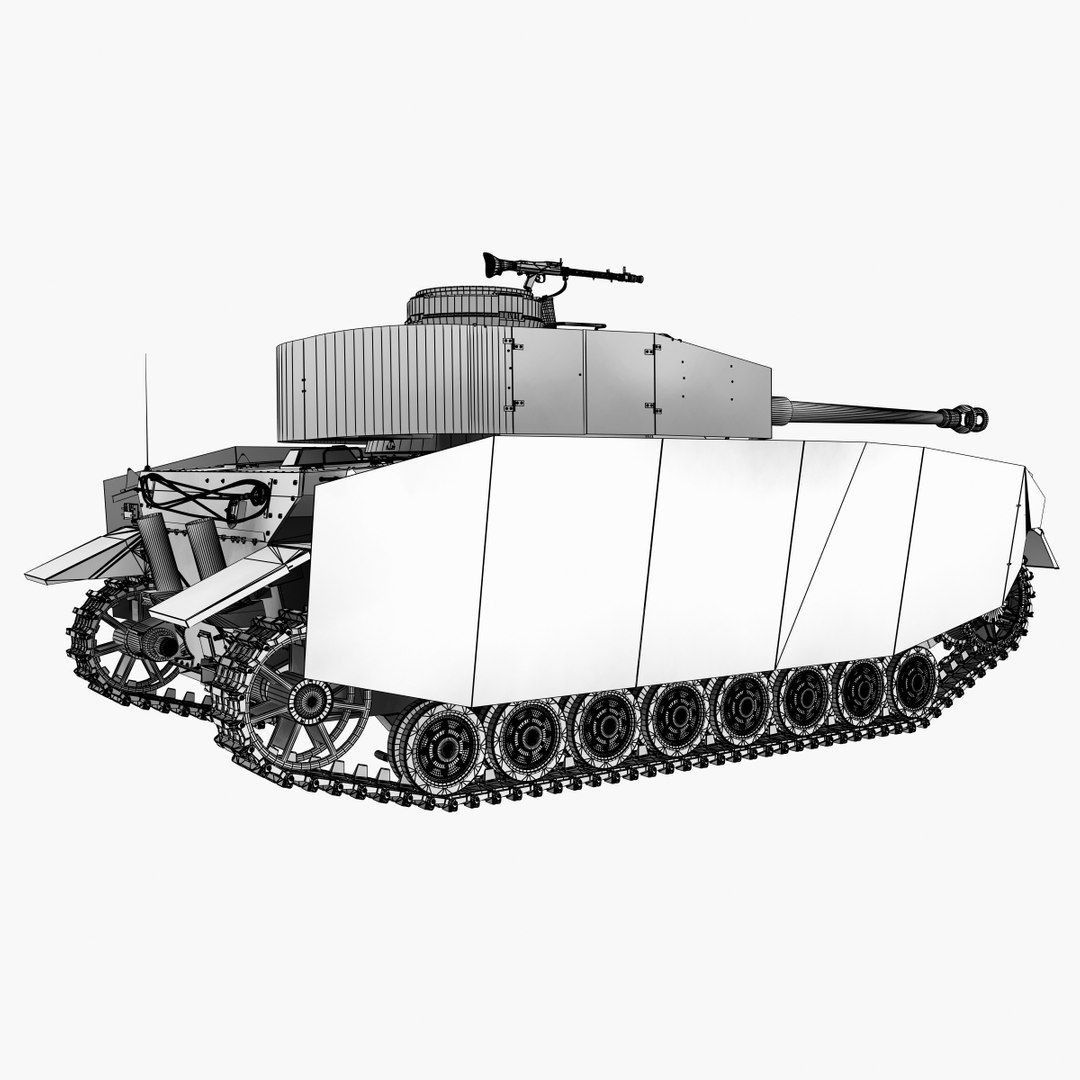 Panzer Iv H Sd 3d Model
