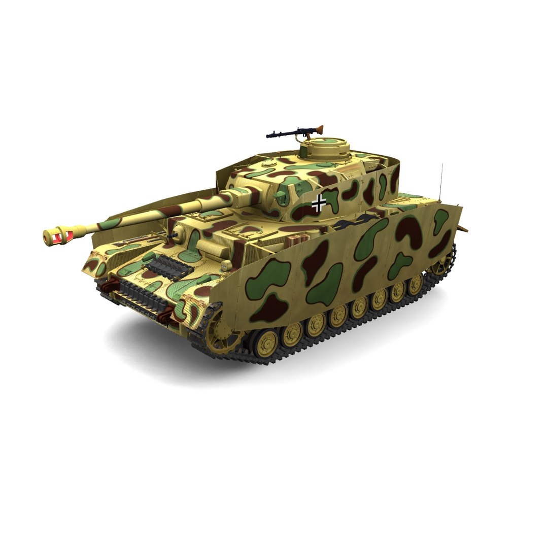 Panzer Iv H Sd 3d Model