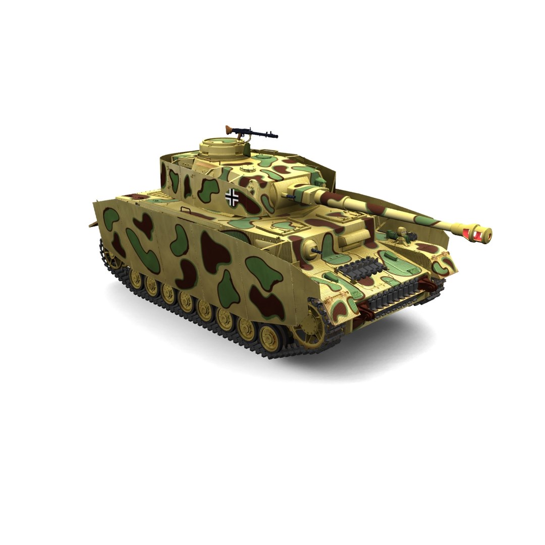 Panzer Iv H Sd 3d Model