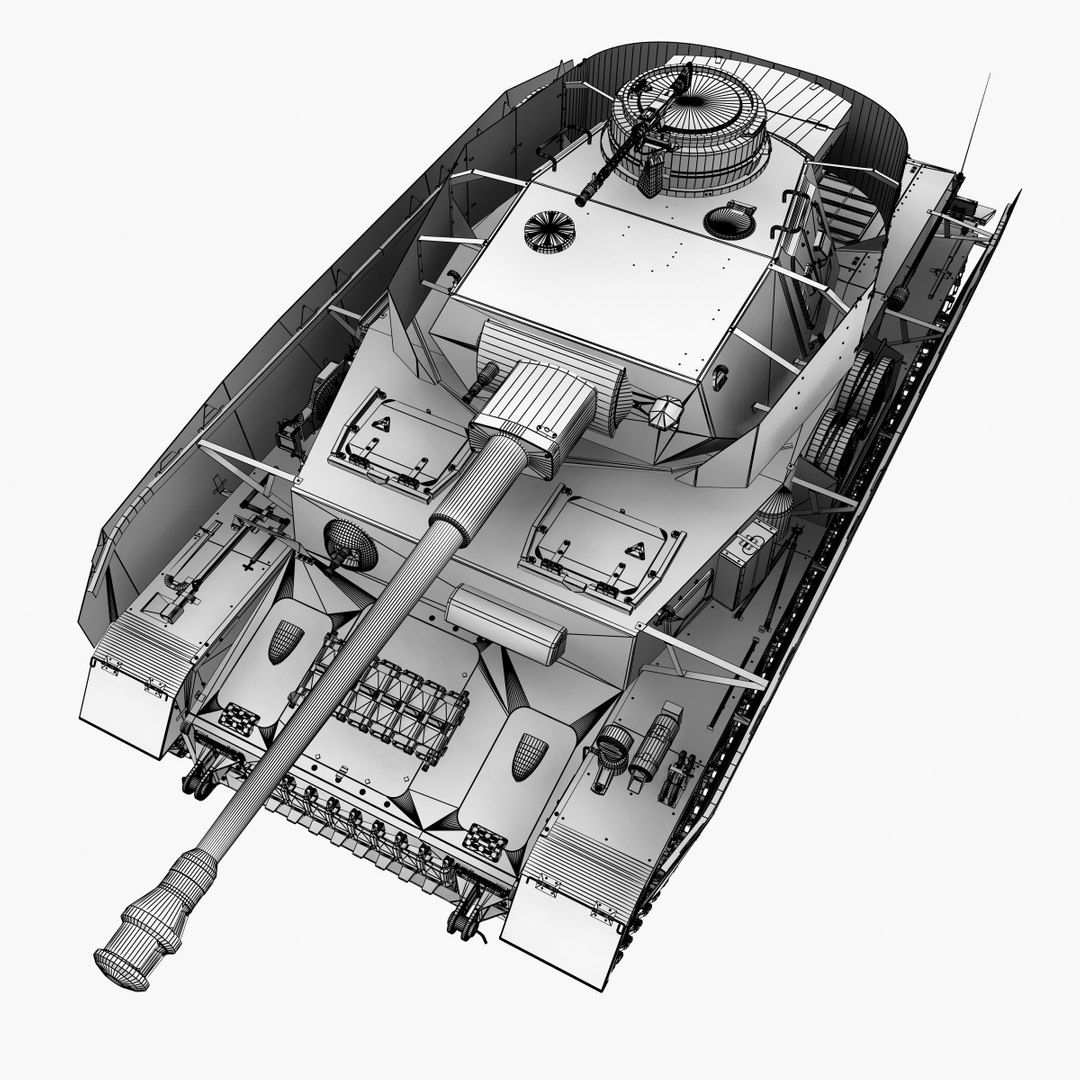 Panzer Iv H Sd 3d Model