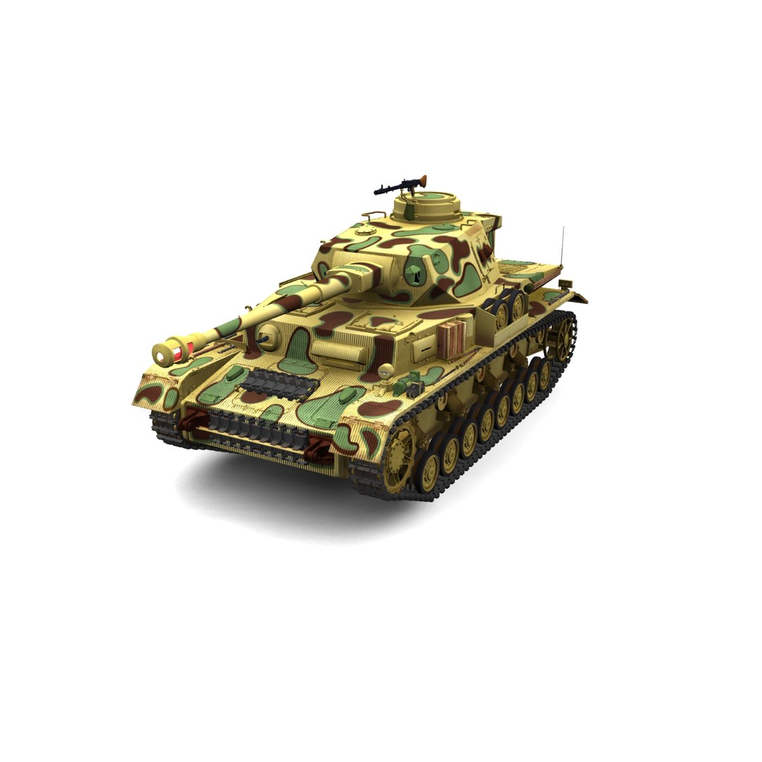 Panzer Iv H Sd 3d Model