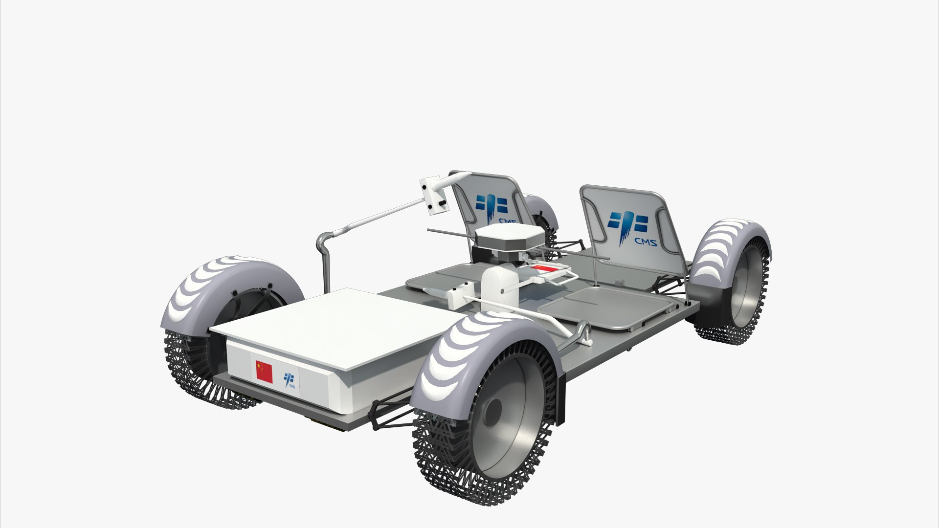3D Chinese Manned Lunar Rover Model - TurboSquid 2129970