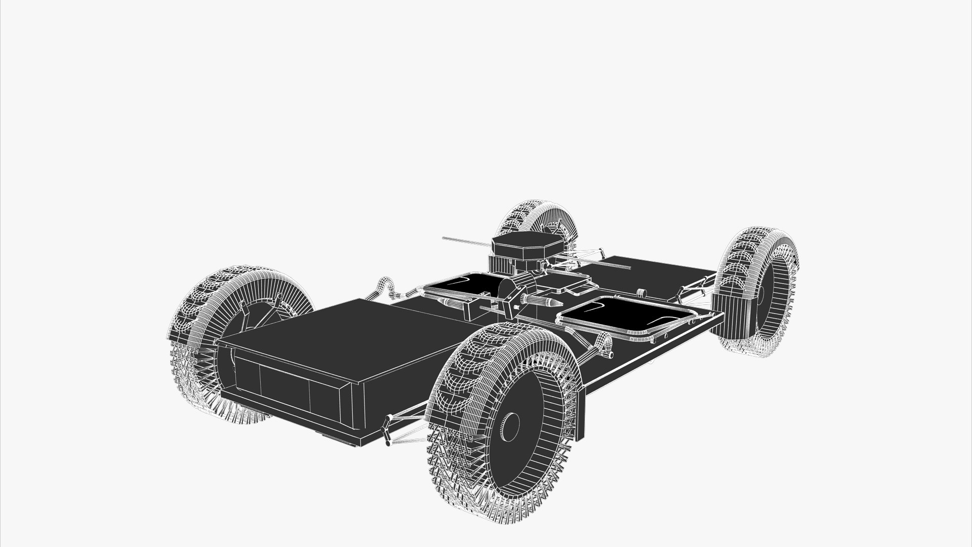 3D Chinese Manned Lunar Rover Model - TurboSquid 2129970