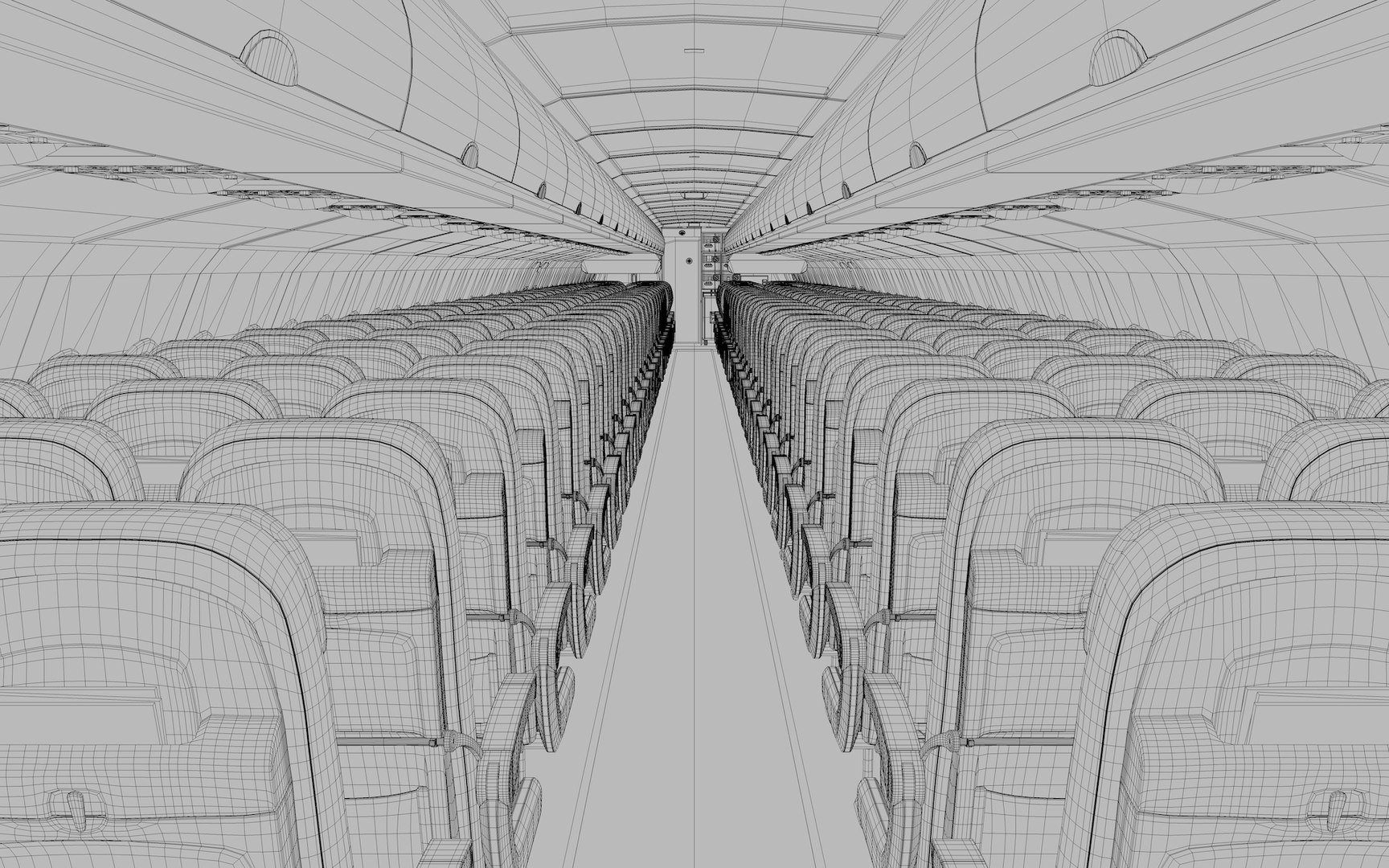 Airbus A 320 First Class model - TurboSquid 1943065