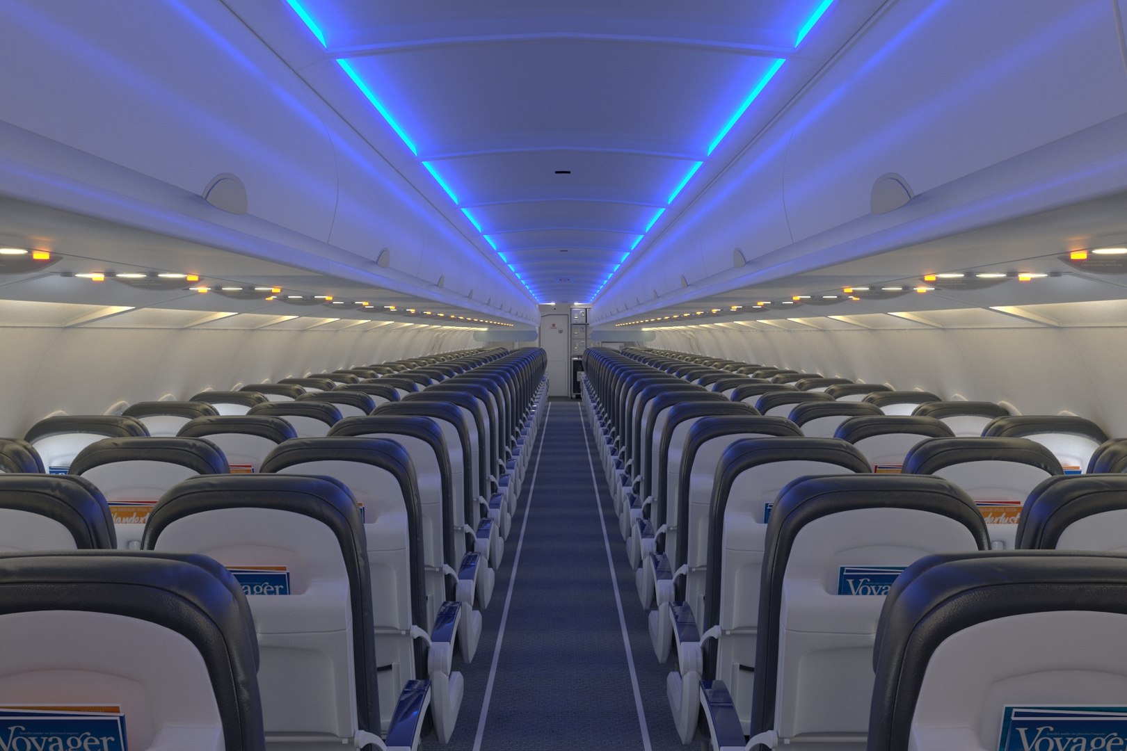 Airbus A 320 First Class model - TurboSquid 1943065