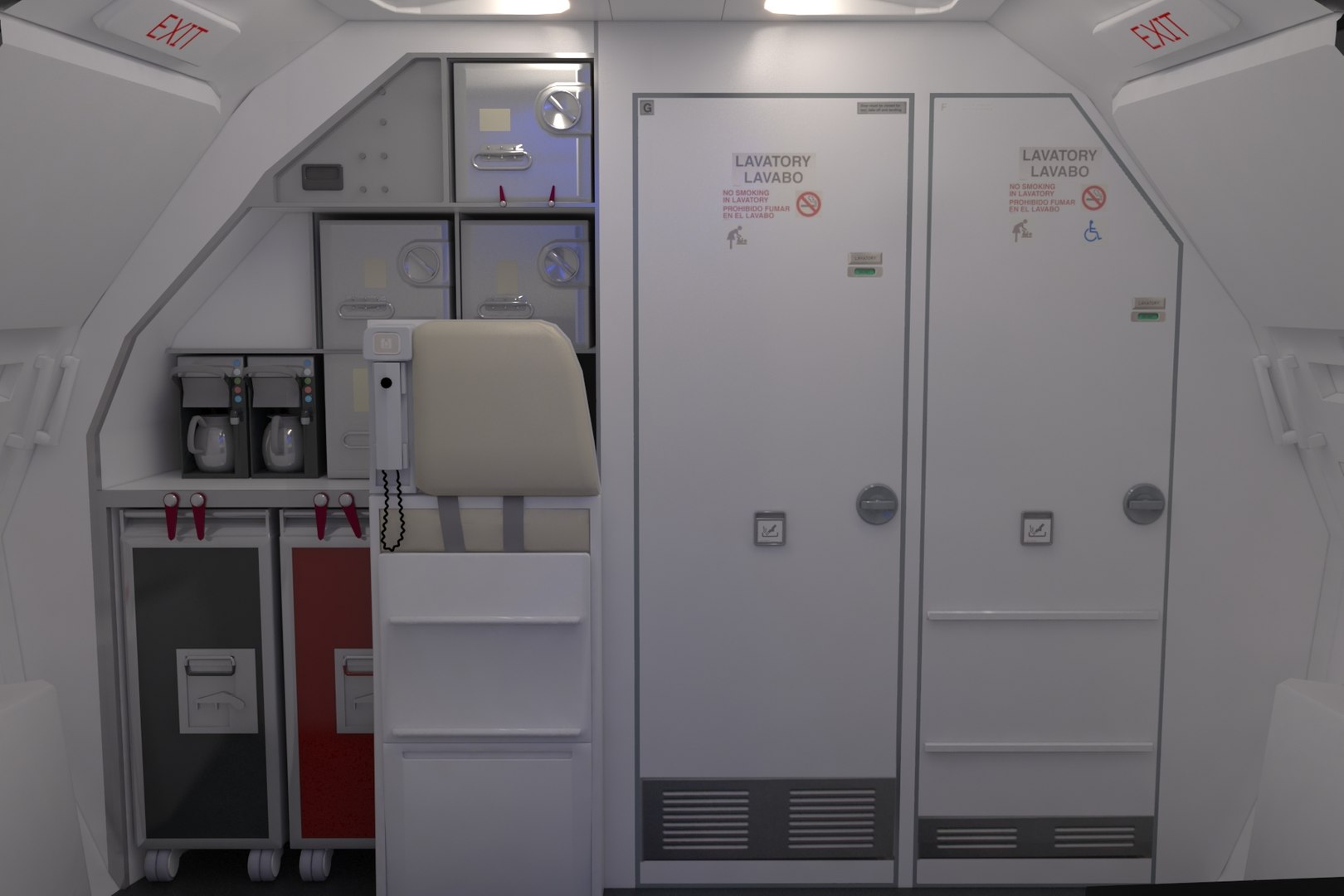 Airbus A 320 First Class model - TurboSquid 1943065