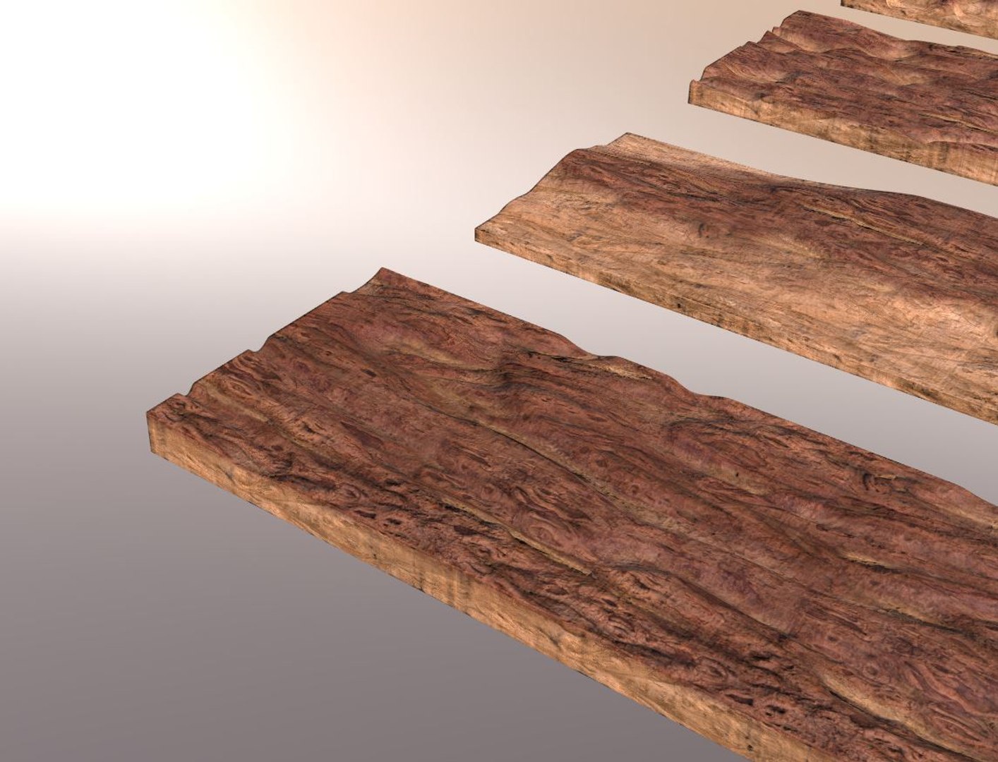 3D Resin Wood Table Panel modern abstract style SET - TurboSquid 1812351