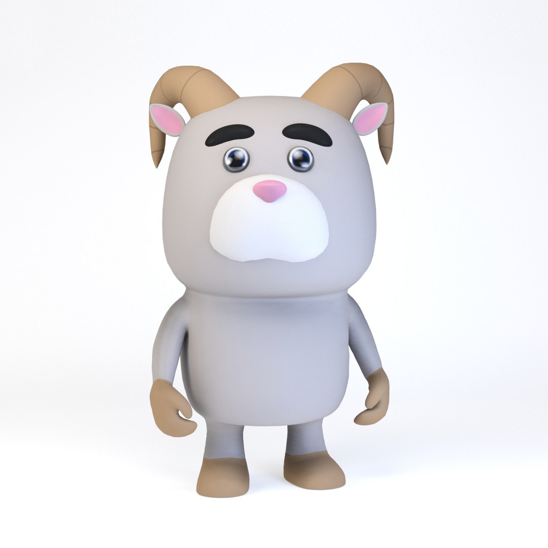 卡通人形 Ram 角色3D模型 - TurboSquid 2251244