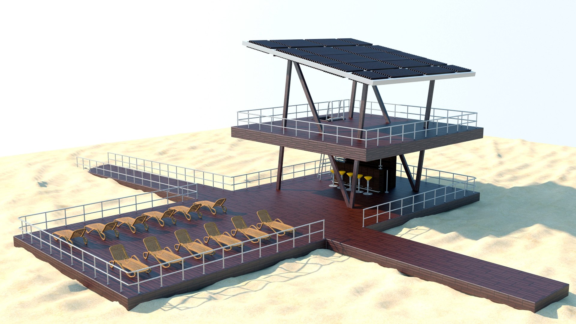 3d Model Life Guard Lifeguard