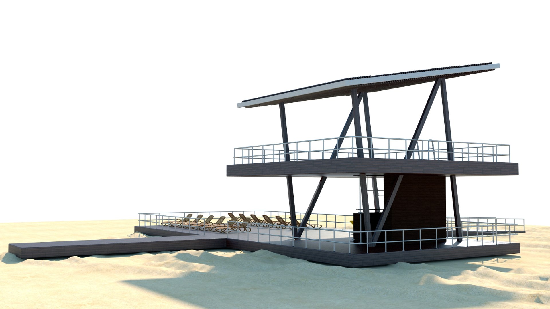 3d Model Life Guard Lifeguard