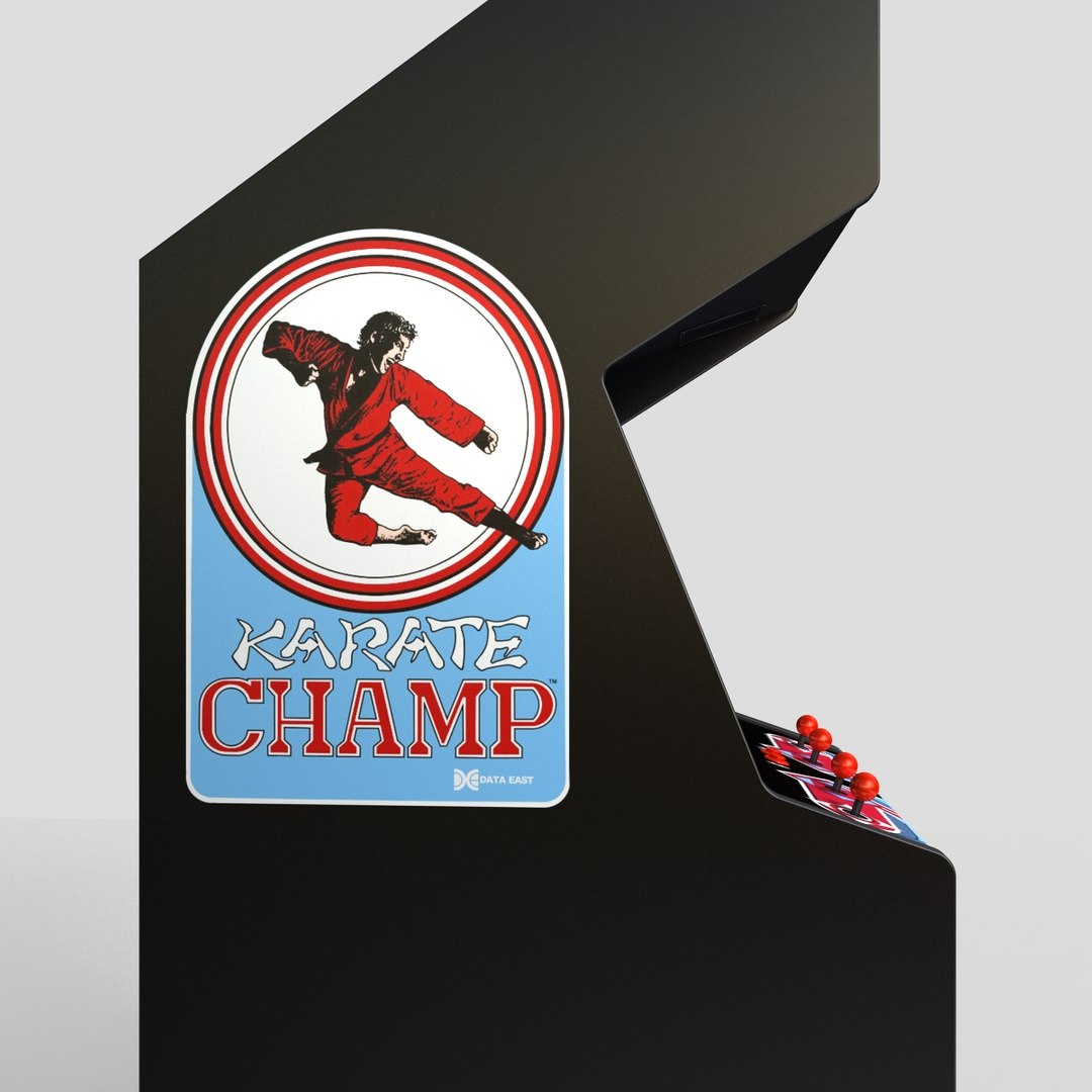 3d Karate Champ Arcade Model