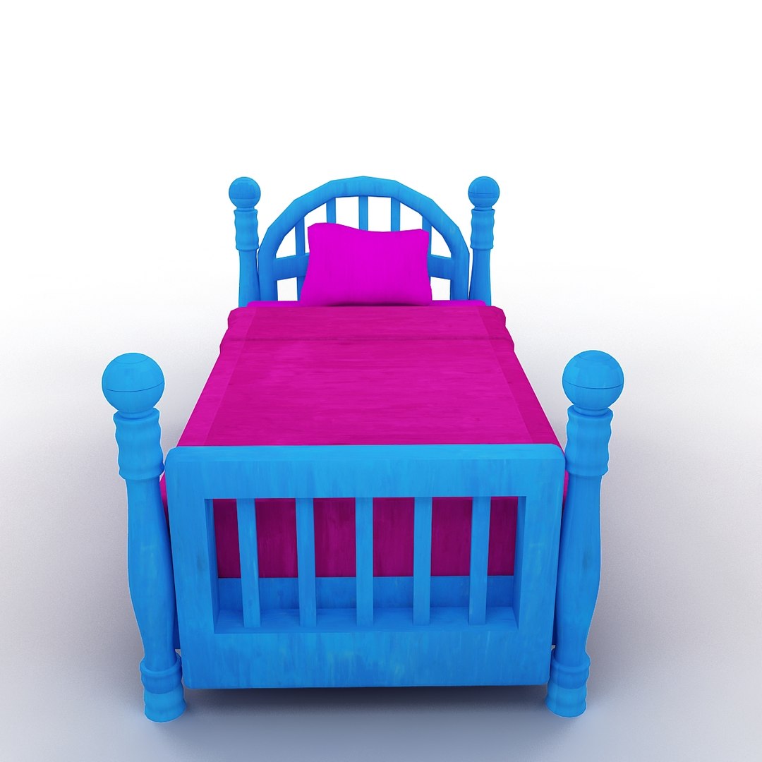 Cartoon Bed 3D | 1148259 | TurboSquid