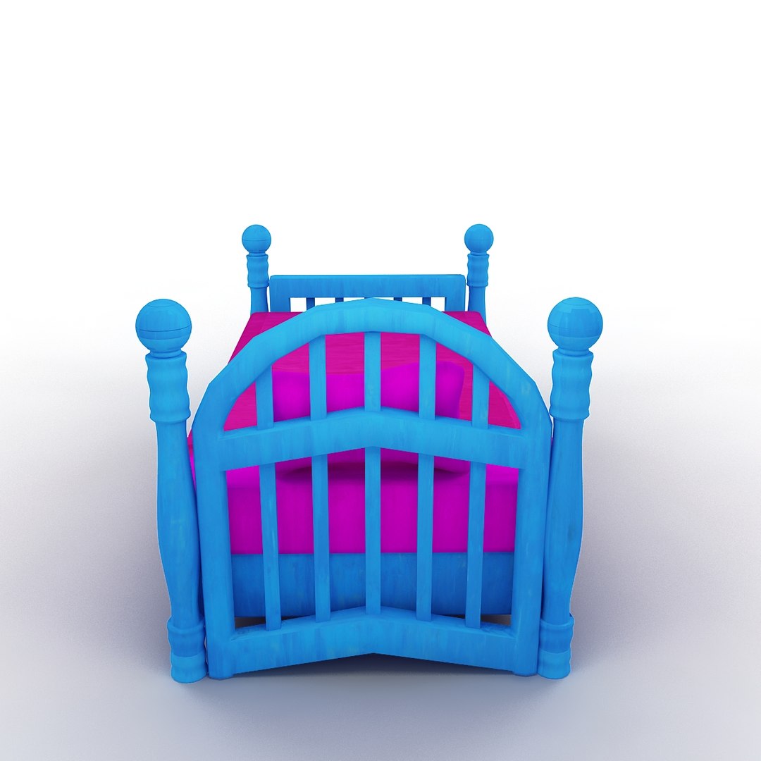 Cartoon Bed 3D | 1148259 | TurboSquid