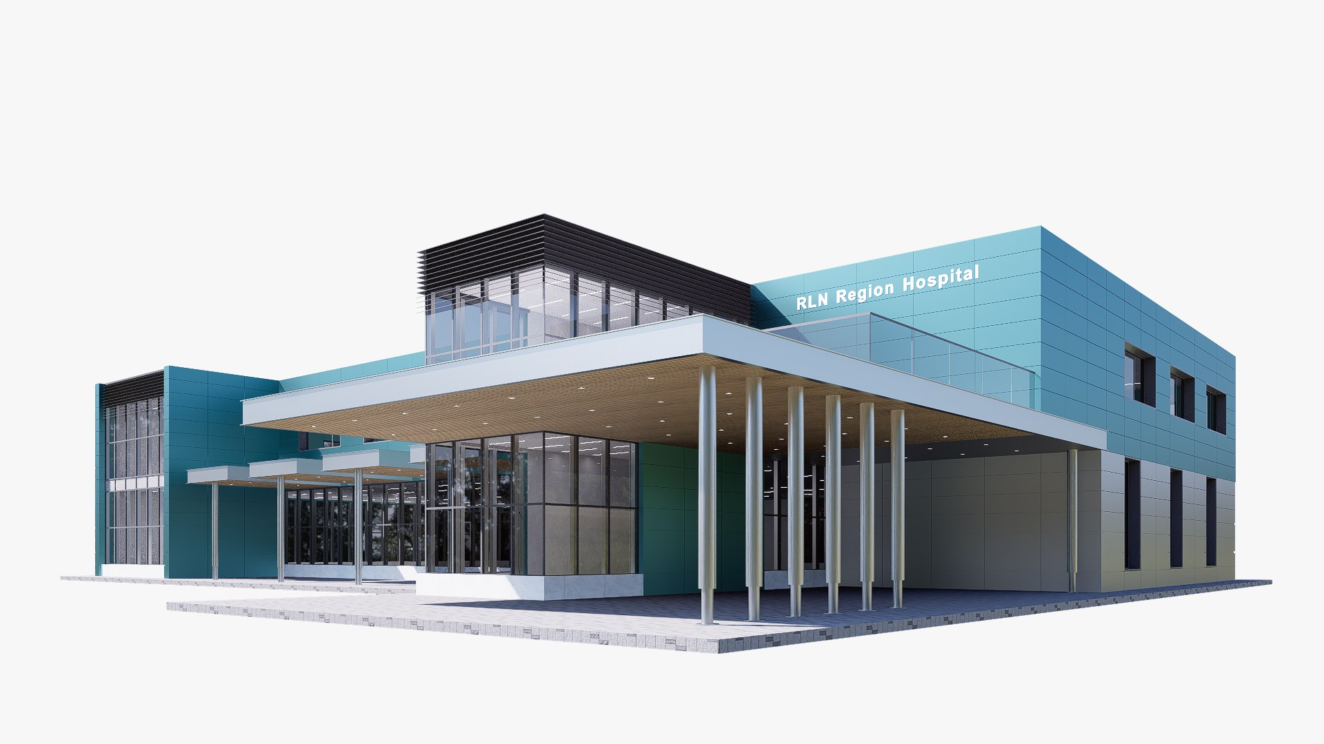 Medical Center Model - TurboSquid 2392495