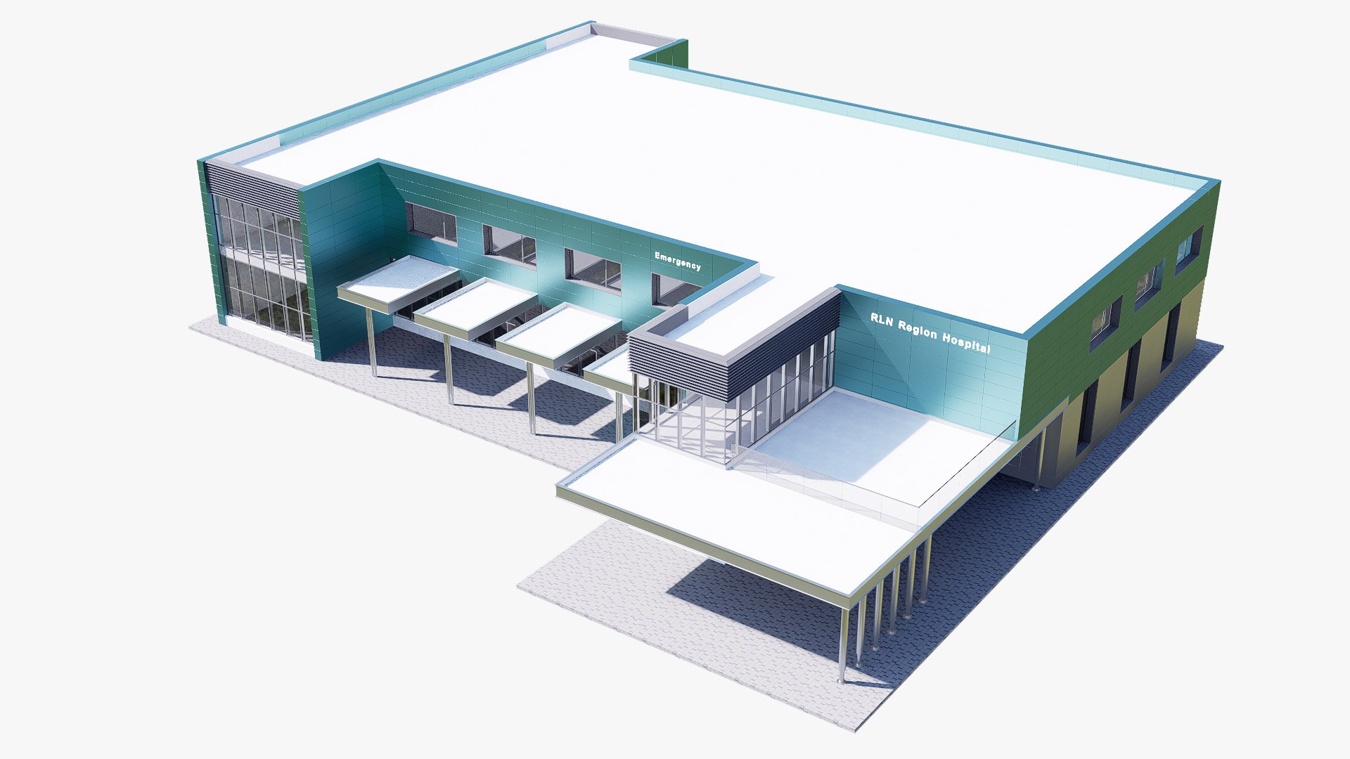 Medical Center Model - TurboSquid 2392495