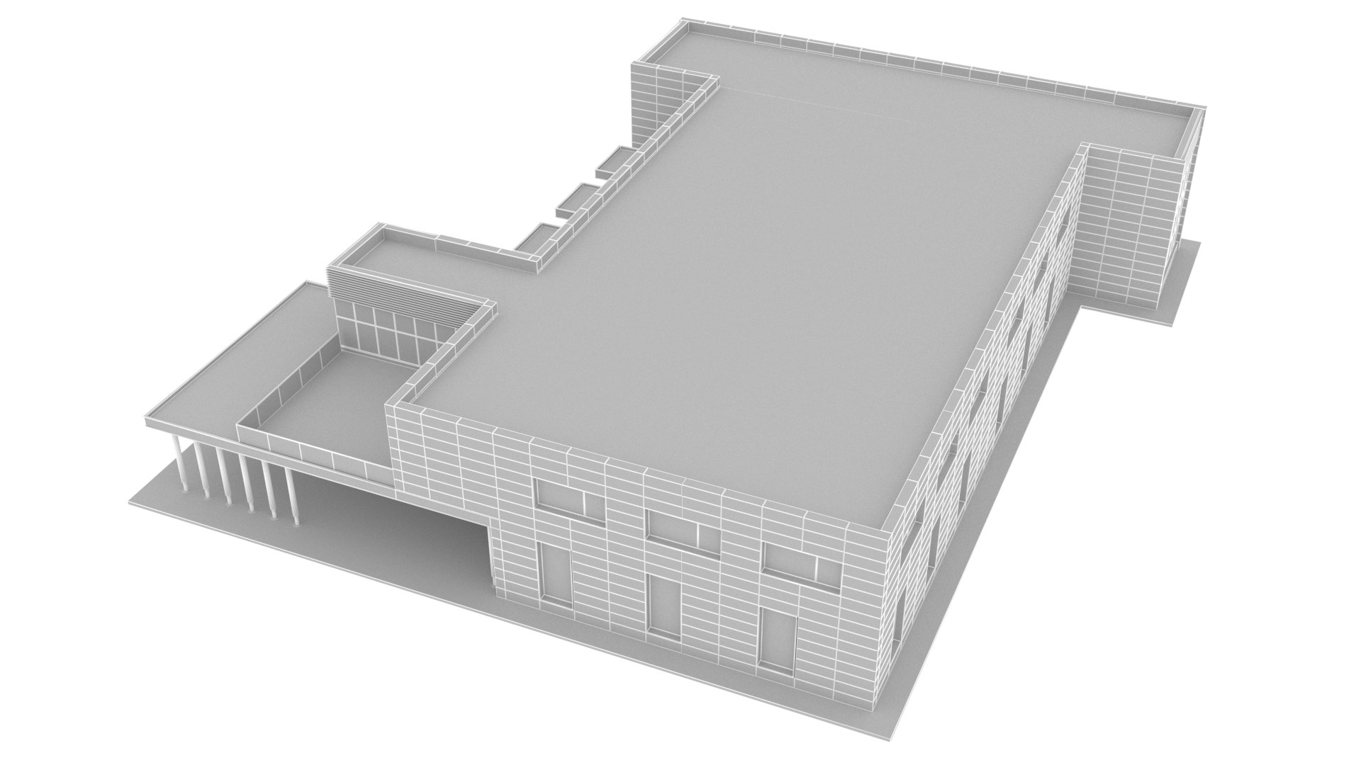 Medical Center Model - TurboSquid 2392495