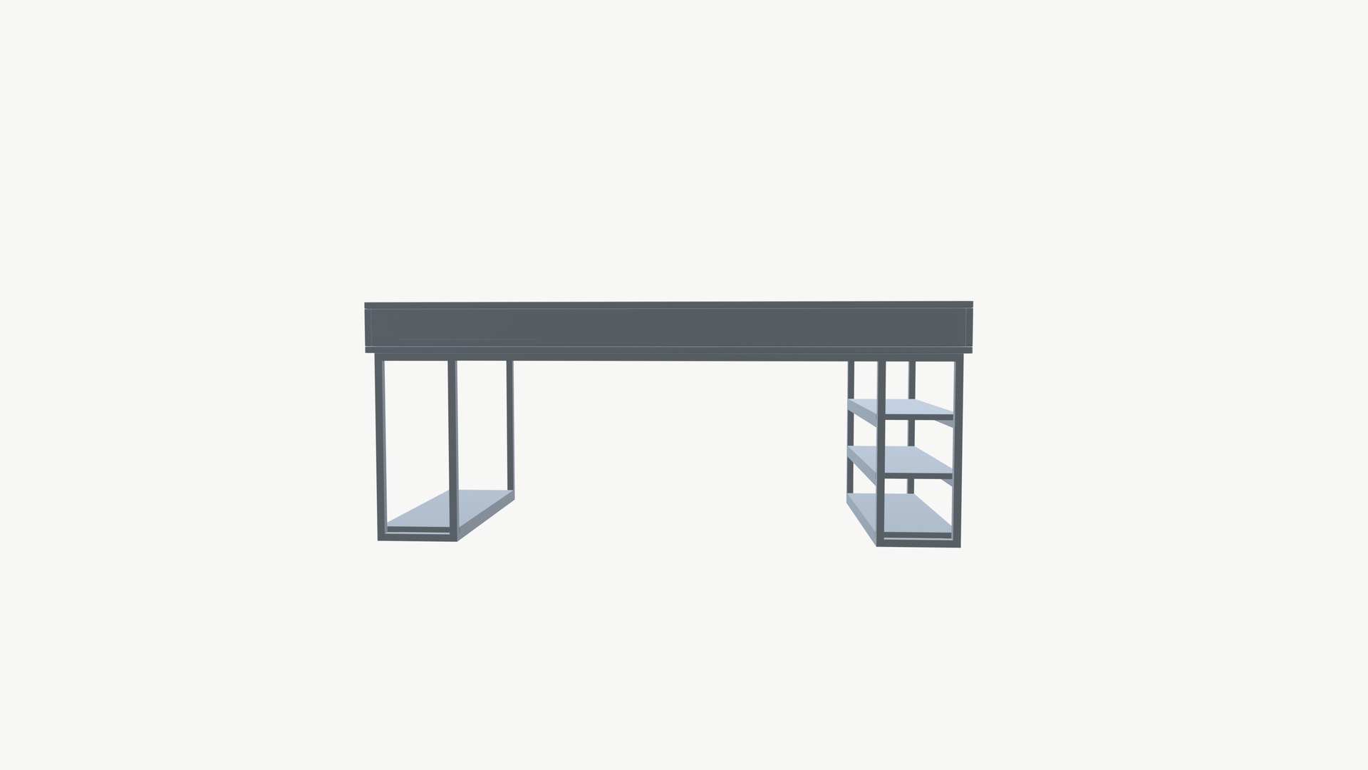 3D Industrial Table - TurboSquid 2337338
