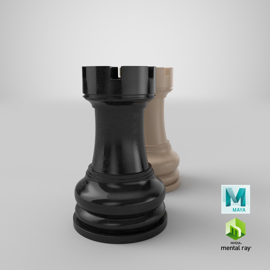 3D Chess Rook - TurboSquid 1788411