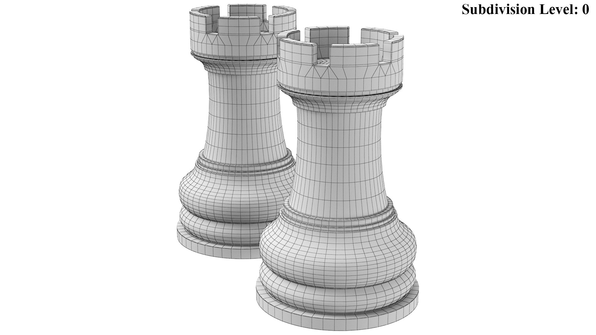 3D Chess Rook - TurboSquid 1788411