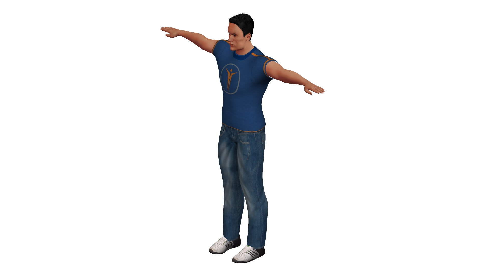 3D human character 3D model - TurboSquid 1857689