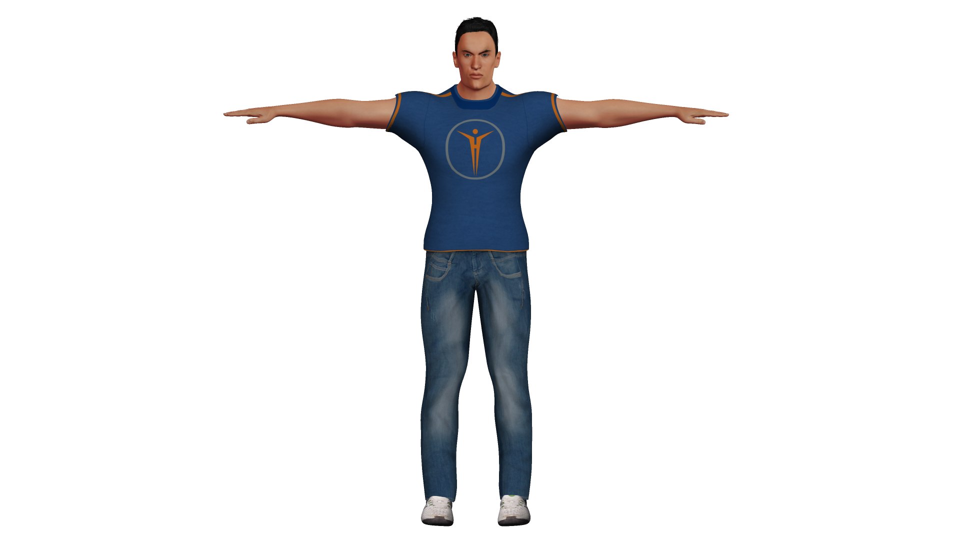 3D human character 3D model - TurboSquid 1857689