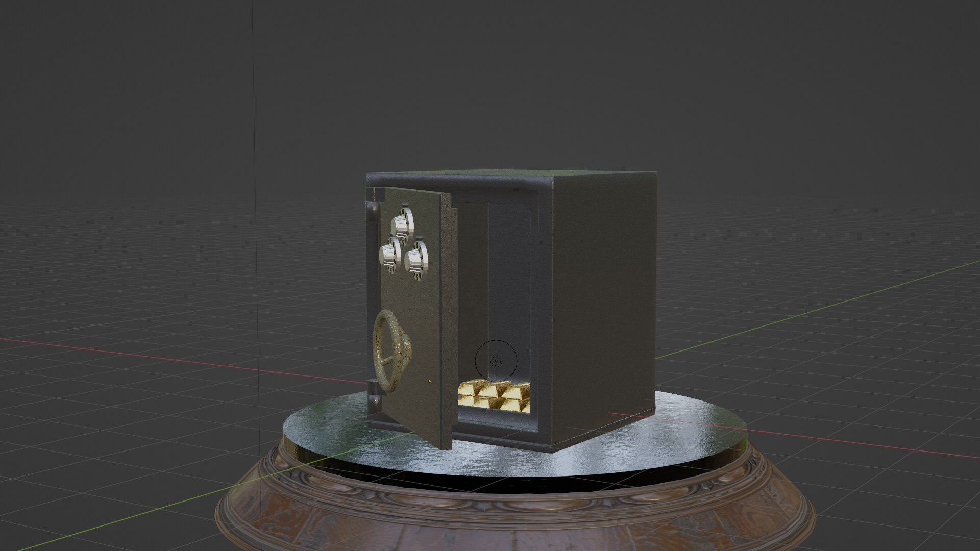 3D модель safe deposit box - TurboSquid 1966871