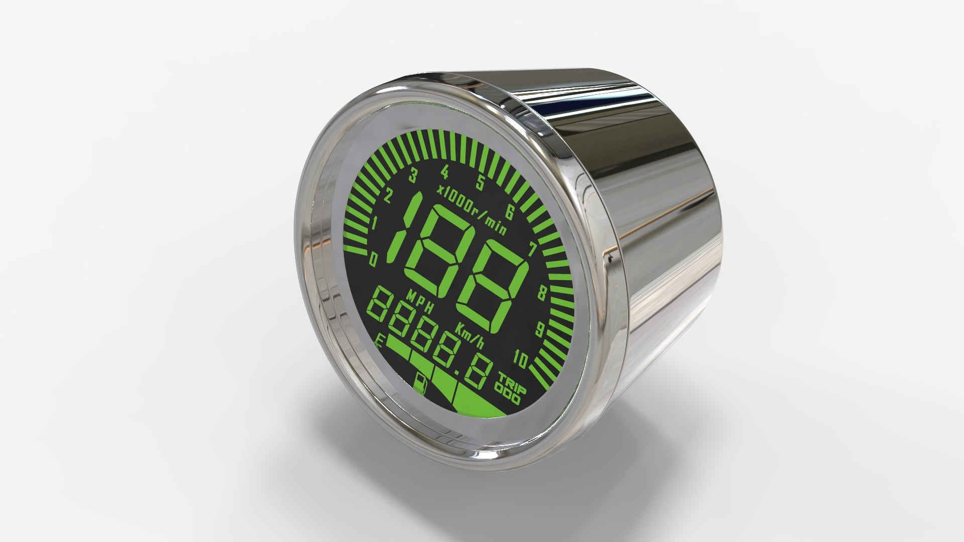 3D Digital Speedometer Model - TurboSquid 1558962