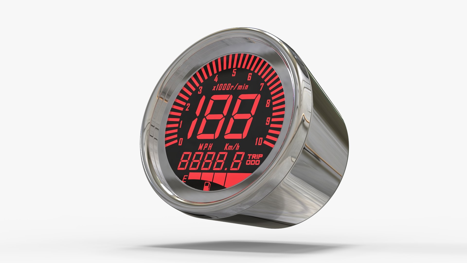 3D Digital Speedometer Model - TurboSquid 1558962