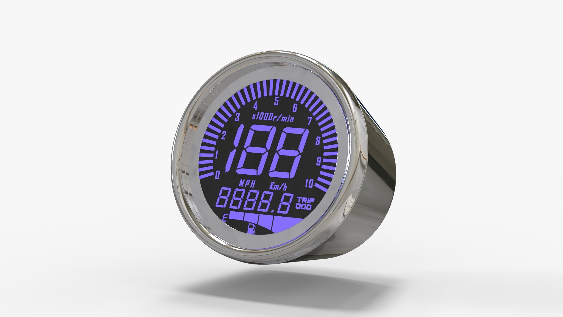 3D Digital Speedometer Model - TurboSquid 1558962