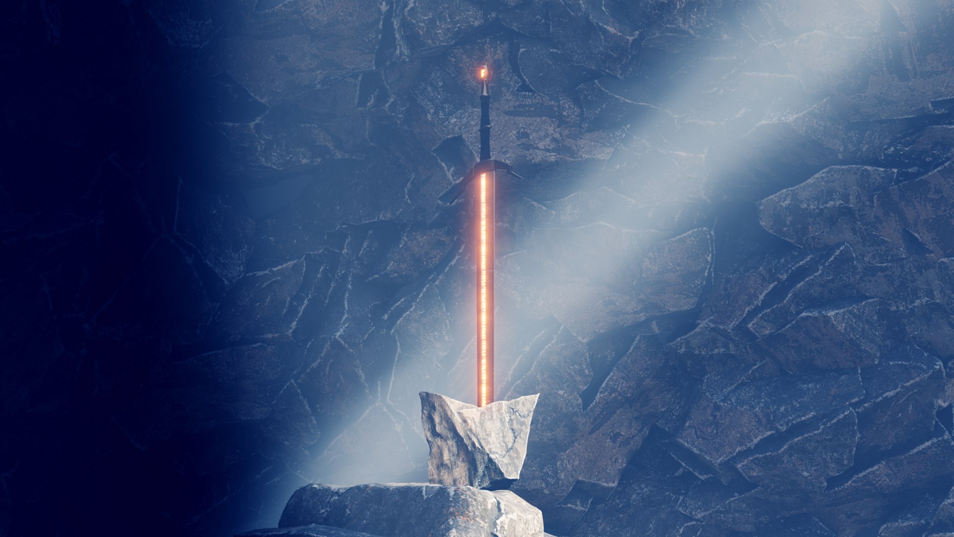 3D Sword In Stone Kit Model - TurboSquid 2019038