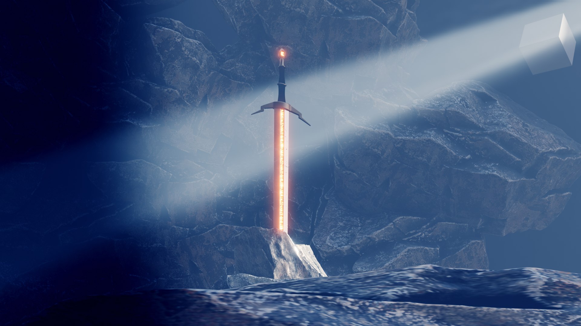 3D Sword In Stone Kit Model - TurboSquid 2019038