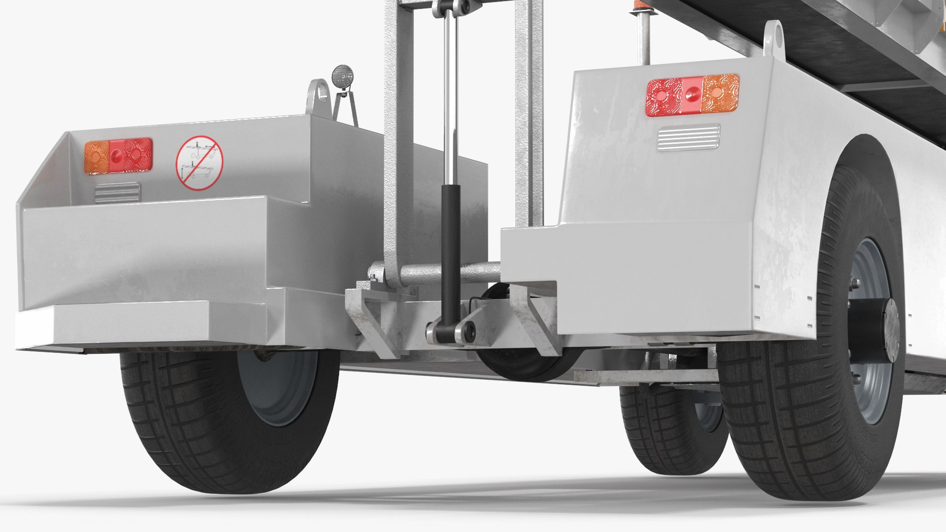 3D TLD Aircraft Baggage Belt Loader - TurboSquid 2140983