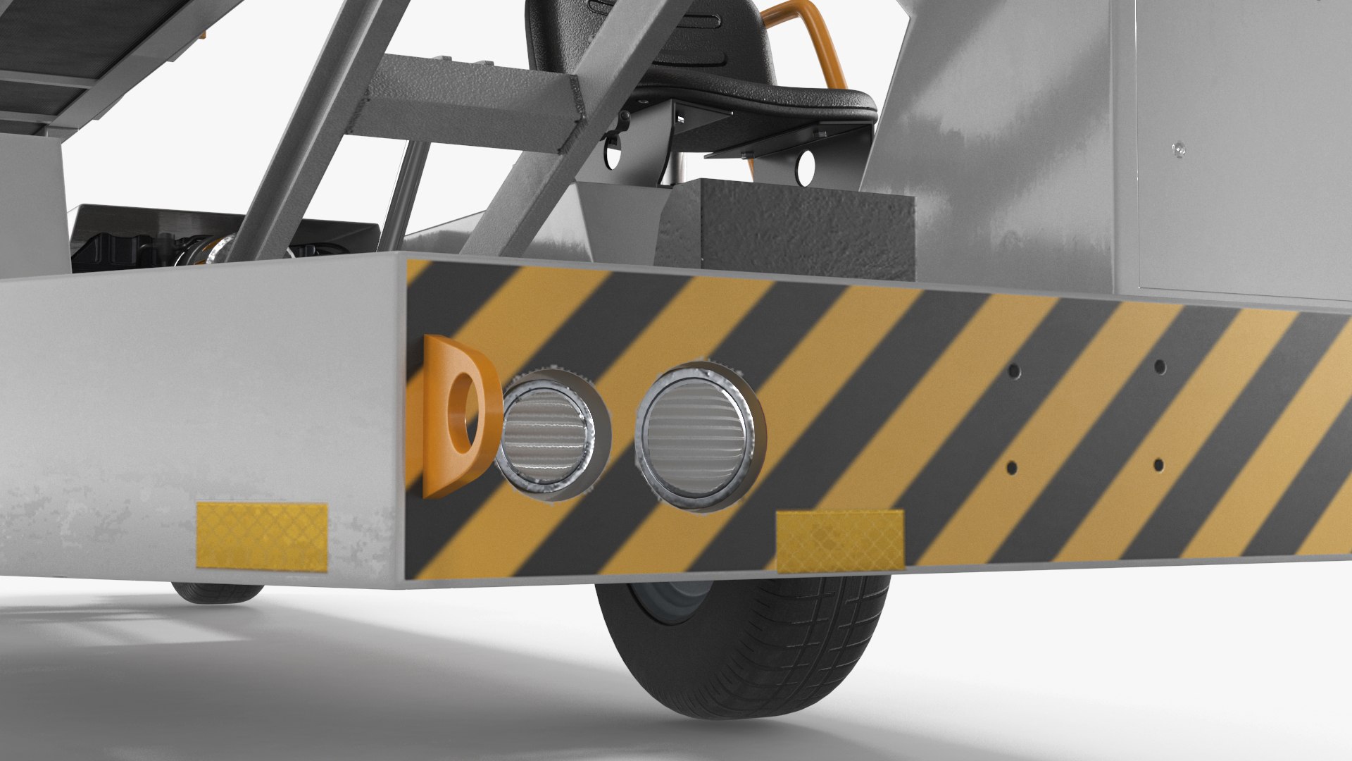 3D TLD Aircraft Baggage Belt Loader - TurboSquid 2140983