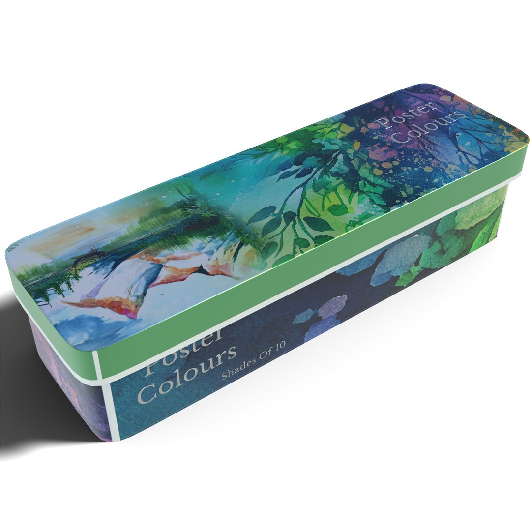 Poster Color Box Paint model - TurboSquid 2096575