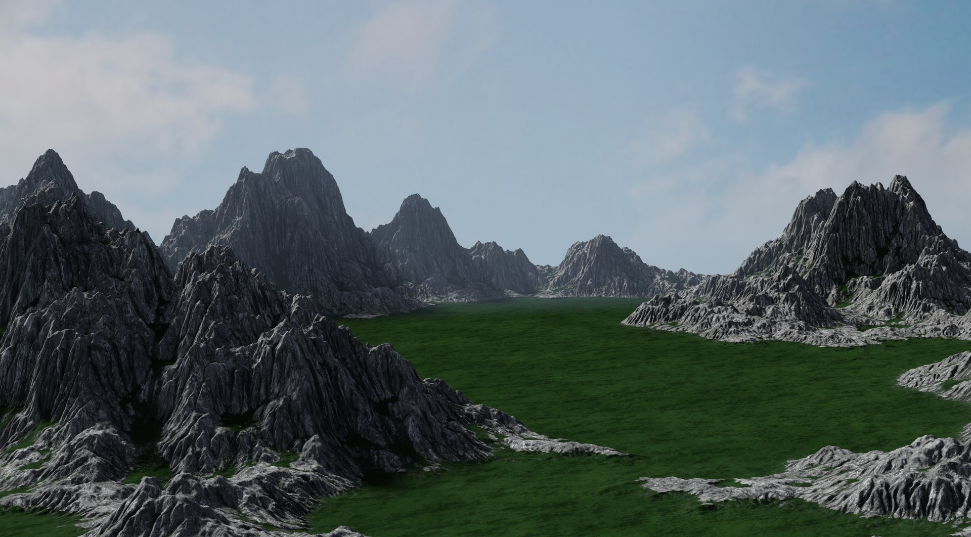 3D Rock Mountains Landscape - TurboSquid 1552032