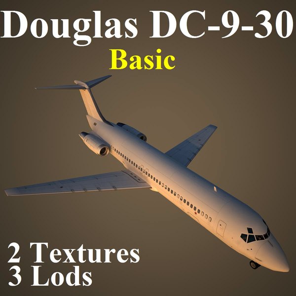 Mcdonnell Douglas Mcdonnell-Douglas-Dc-9 3D Models for Download ...