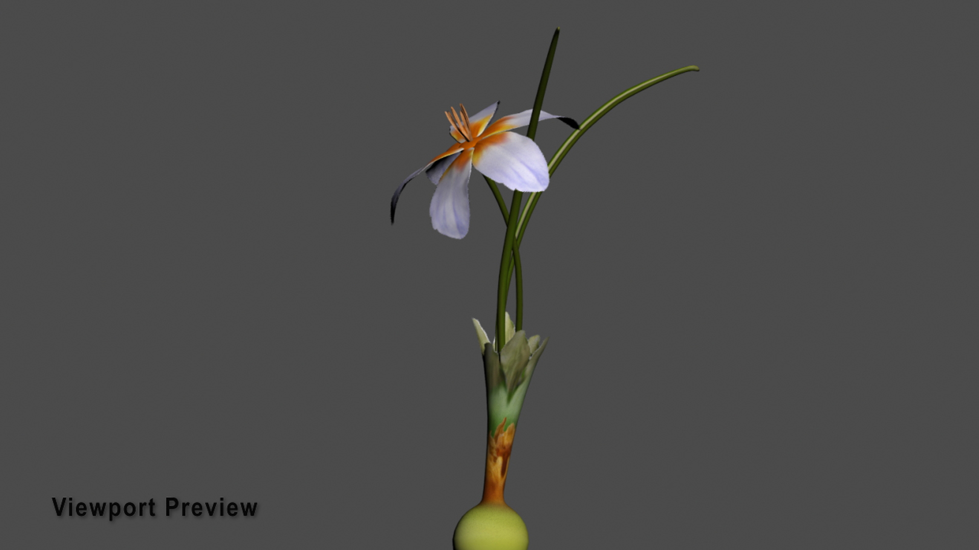 Flowers Open Animation 3D Model - TurboSquid 1586617