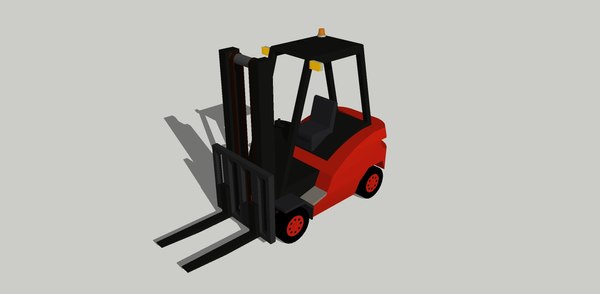 SketchUp Forklift-Solidworks Models | TurboSquid