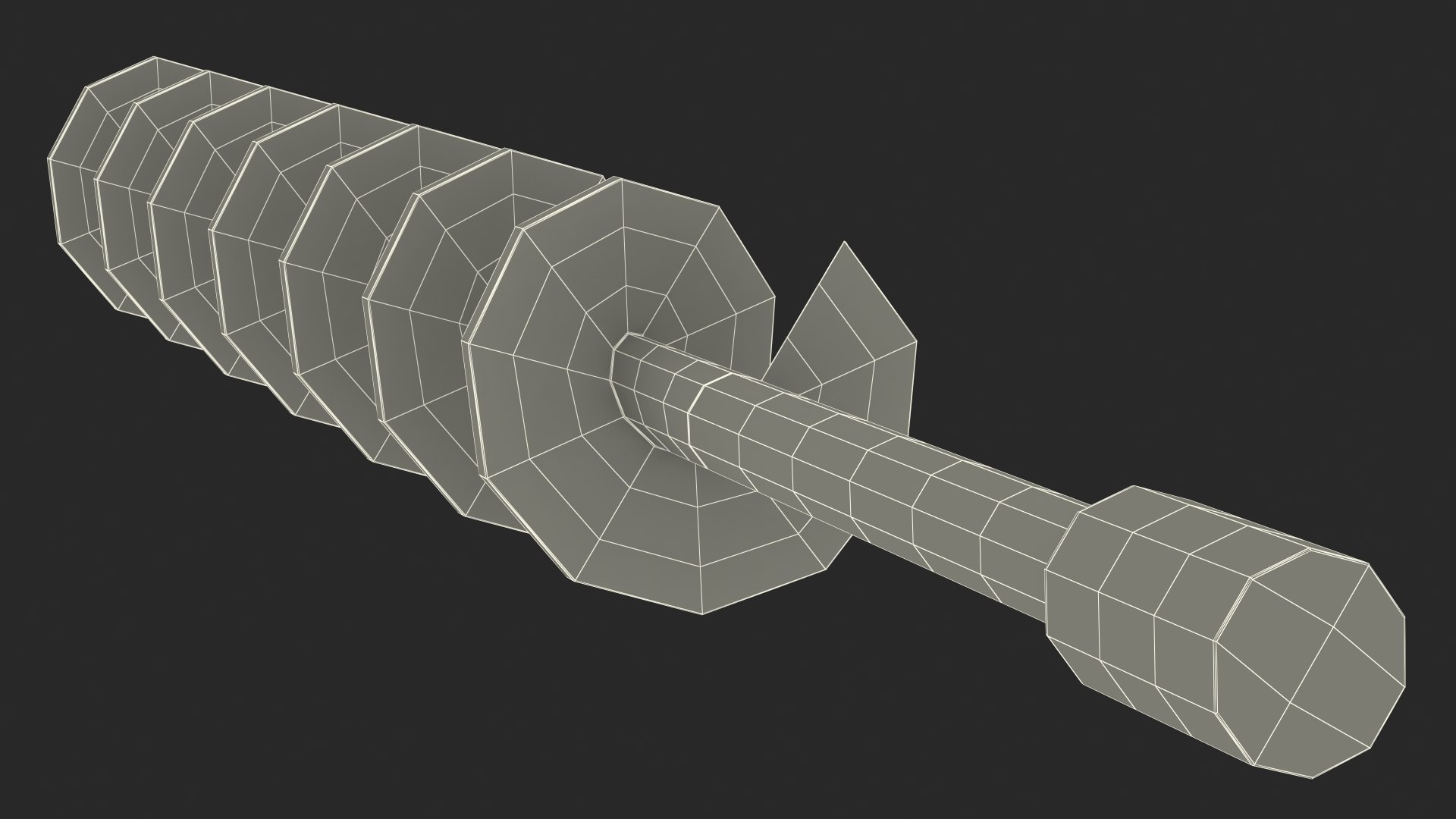 Old Earth Auger Bit 3D Model - TurboSquid 2104811